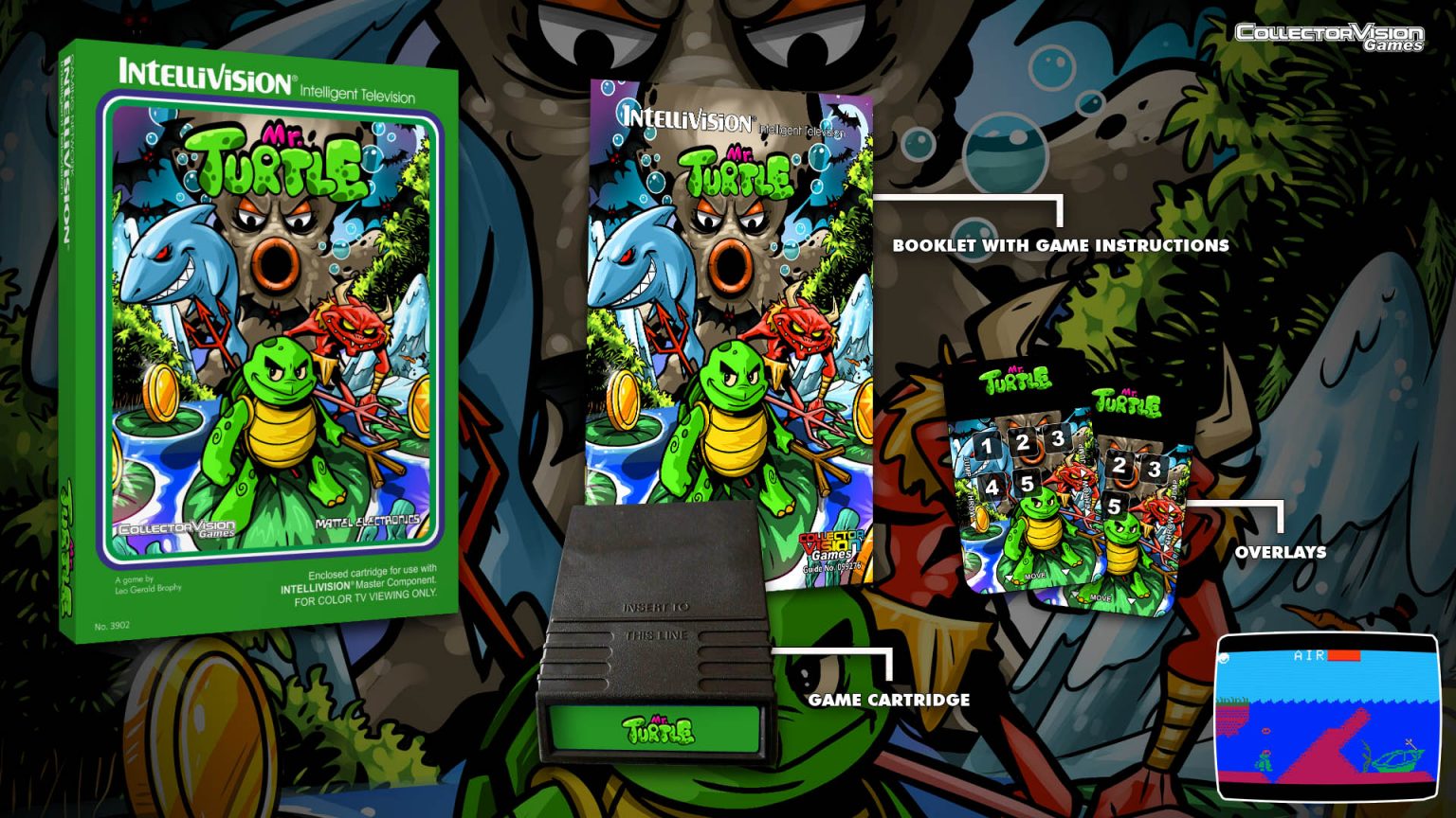 Mr.Turtle Intellivision – CollectorVision Games