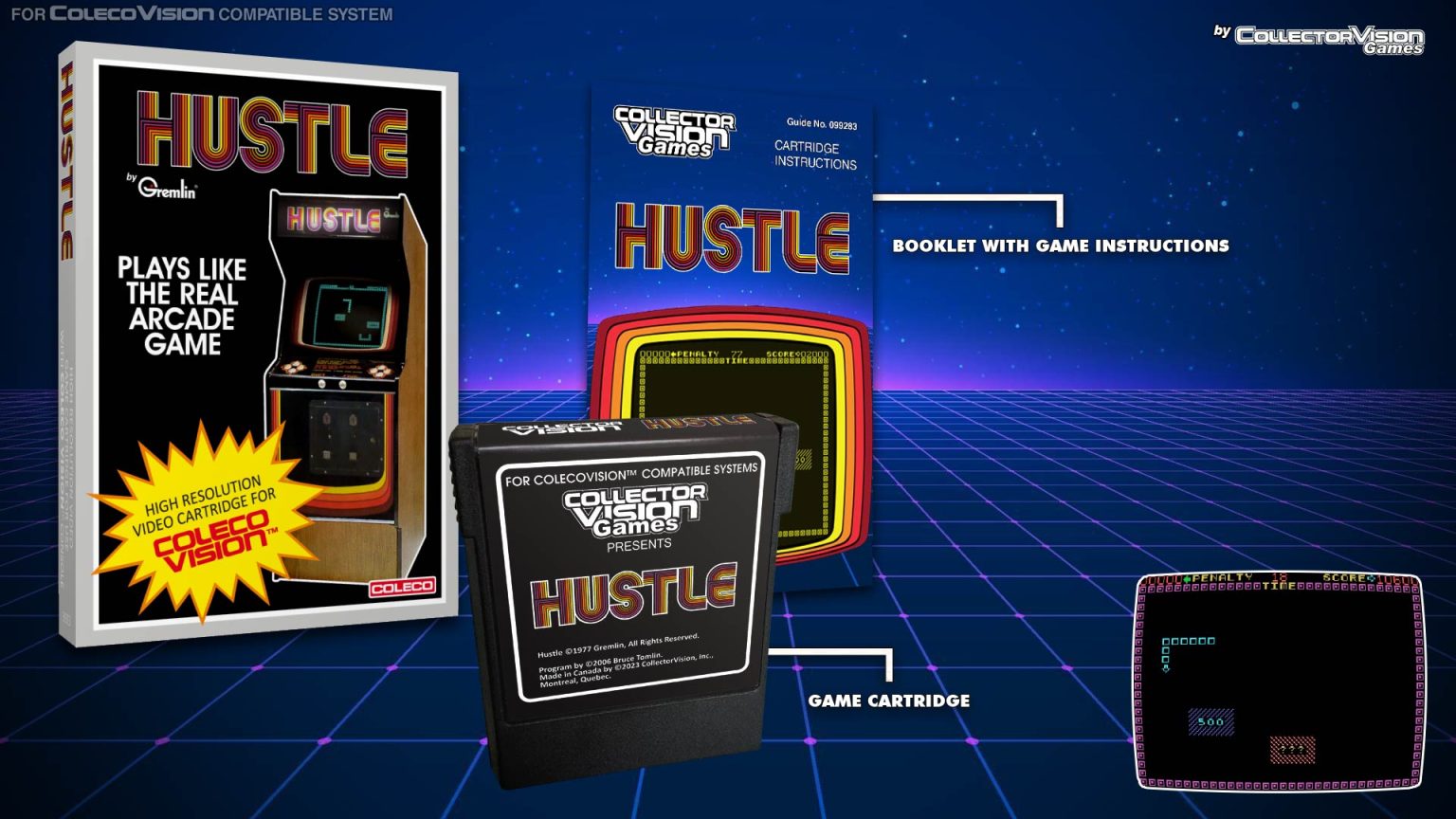 HUSTLE Arcade ColecoVision – CollectorVision Games