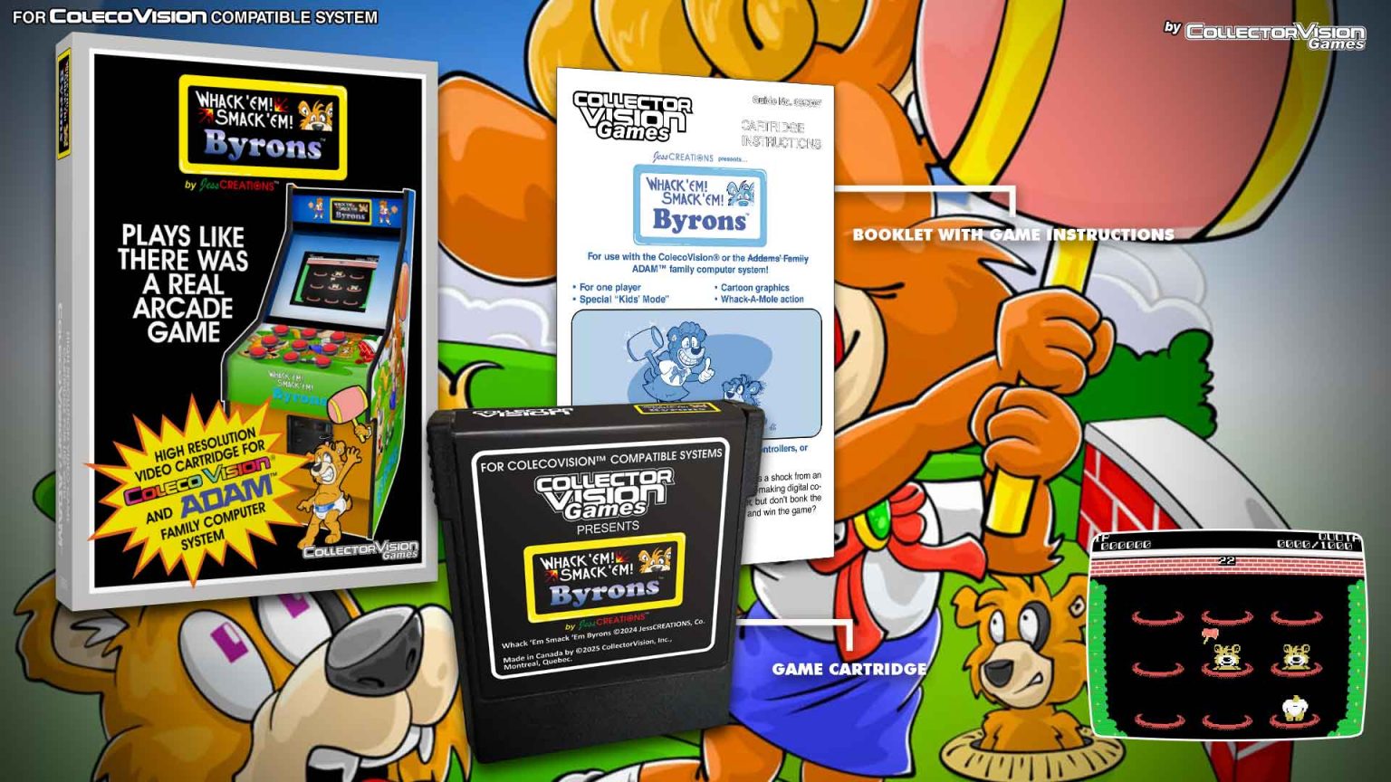 Whack’em! Smack’em! ColecoVision – CollectorVision Games
